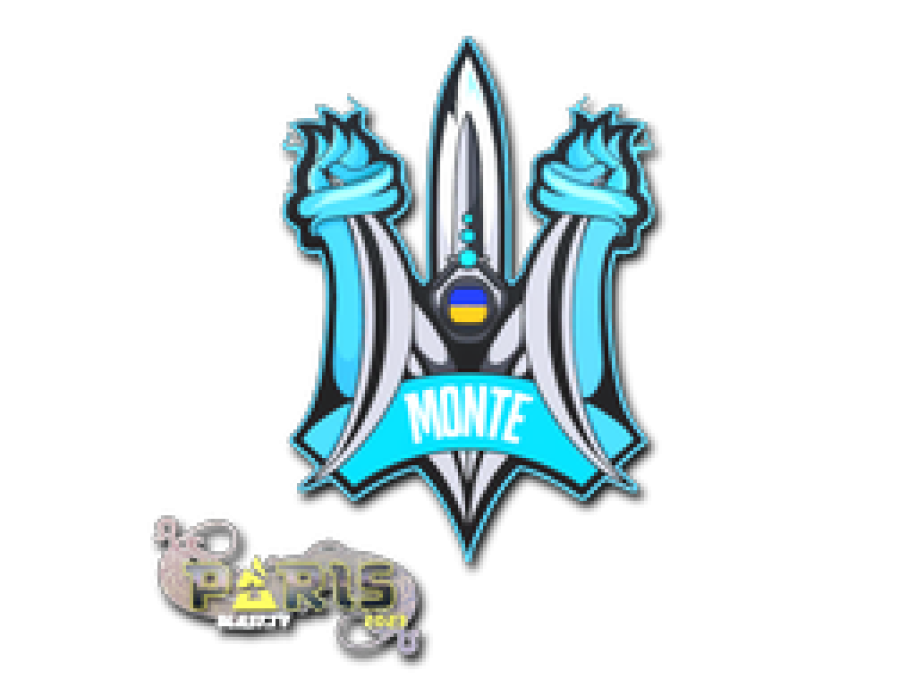 Sticker | Monte | Paris 2023 КС ГО | Купить, Продать на Market CS:GO